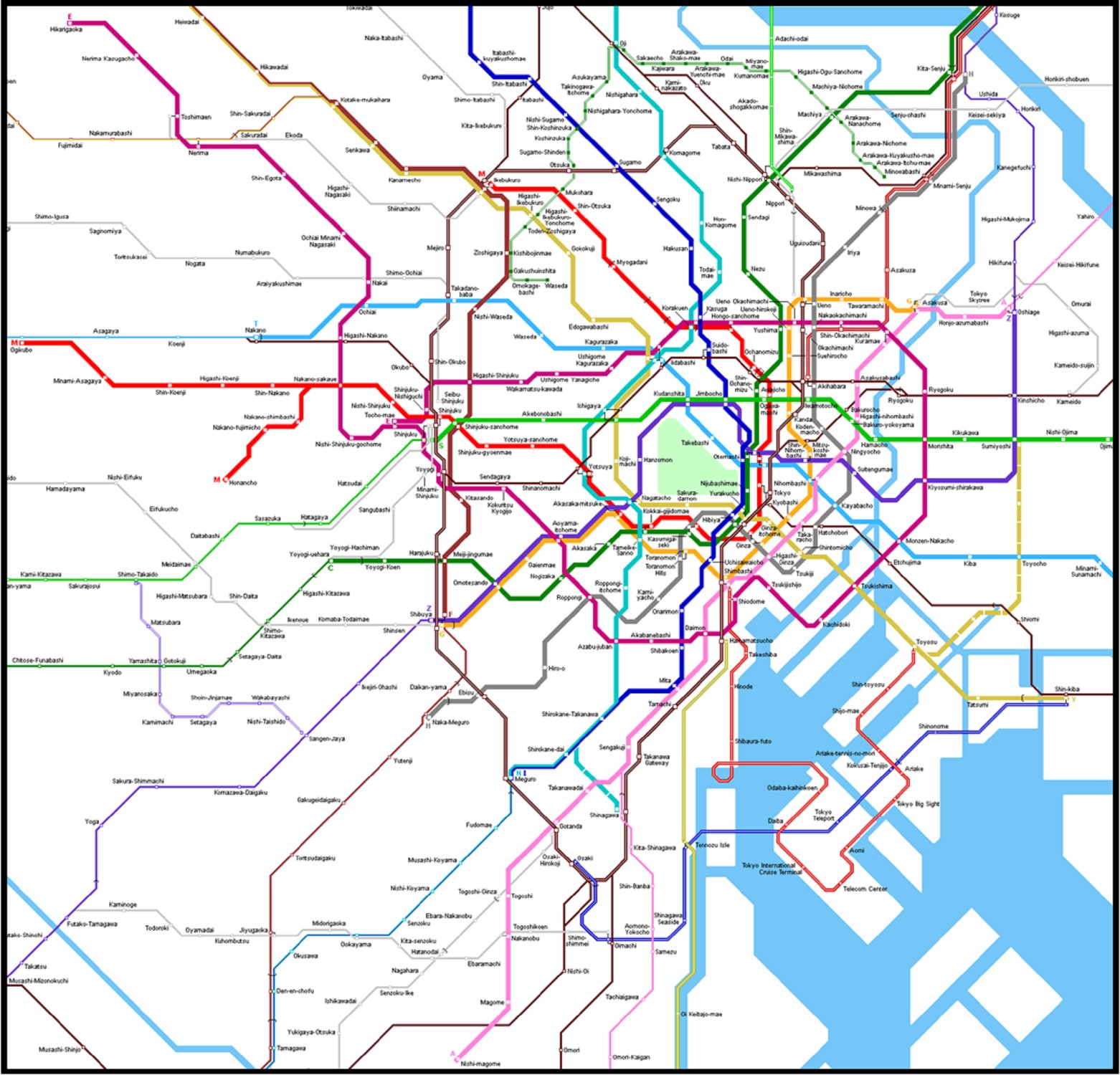 Jigsaw Puzzle | 600 pieces | Forgot which city transit map... | Jigidi
