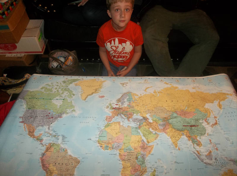 Solve Joey and The World Map!! Showing Him Where You All Live!! jigsaw ...
