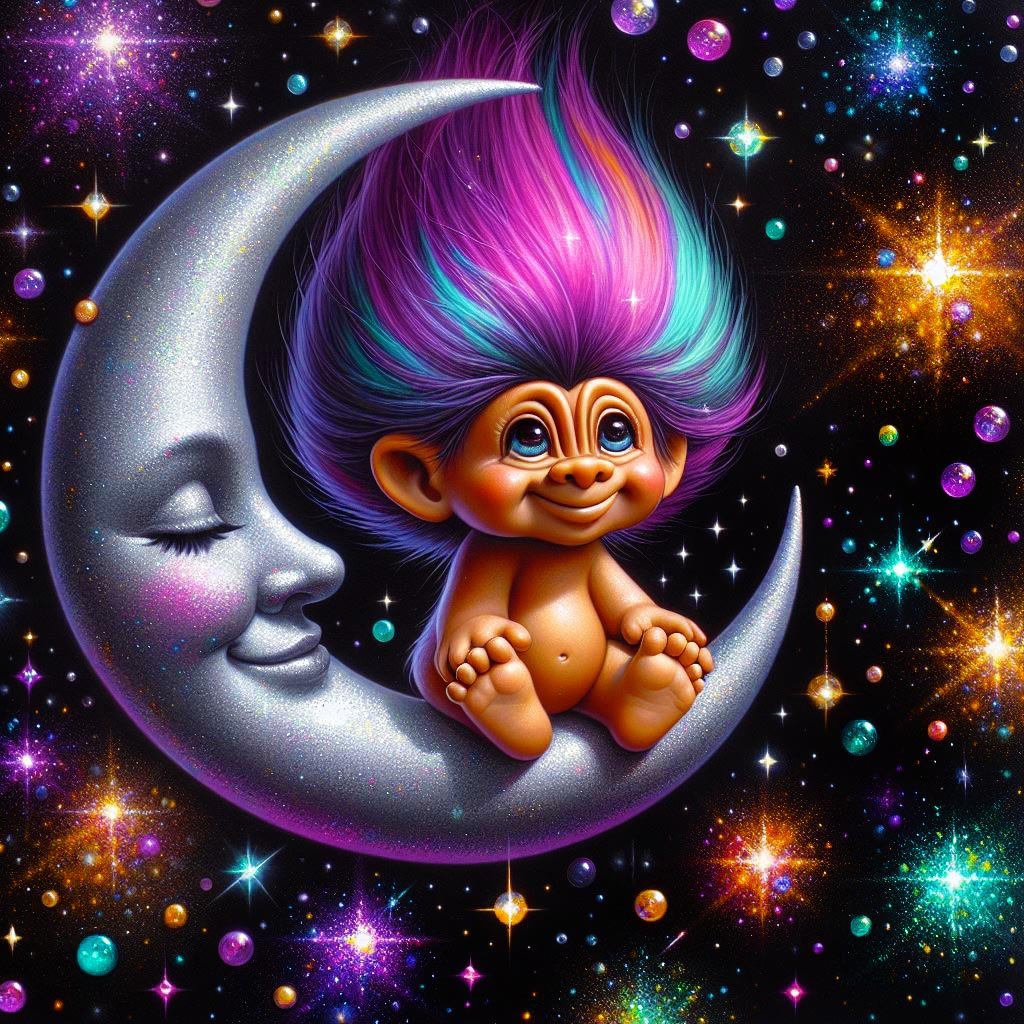 Solve Tommy having fun hanging out with the moon Ziva jigsaw puzzle ...