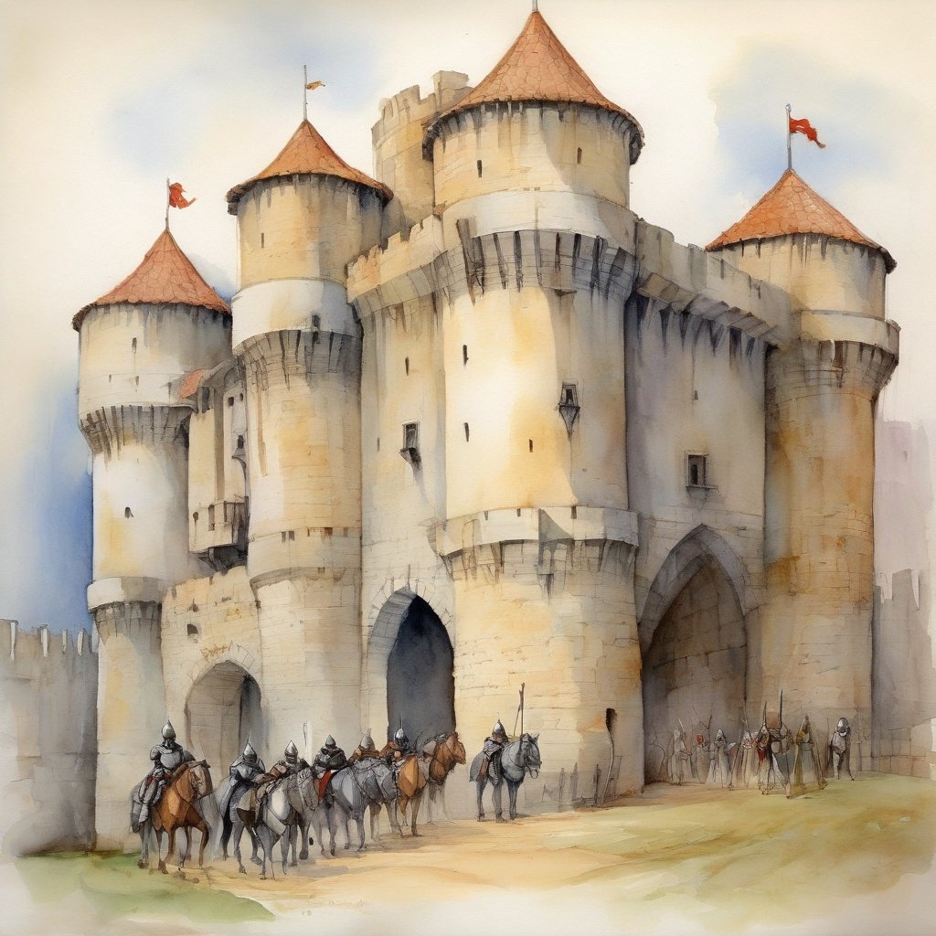 Solve French Castle jigsaw puzzle online with 49 pieces
