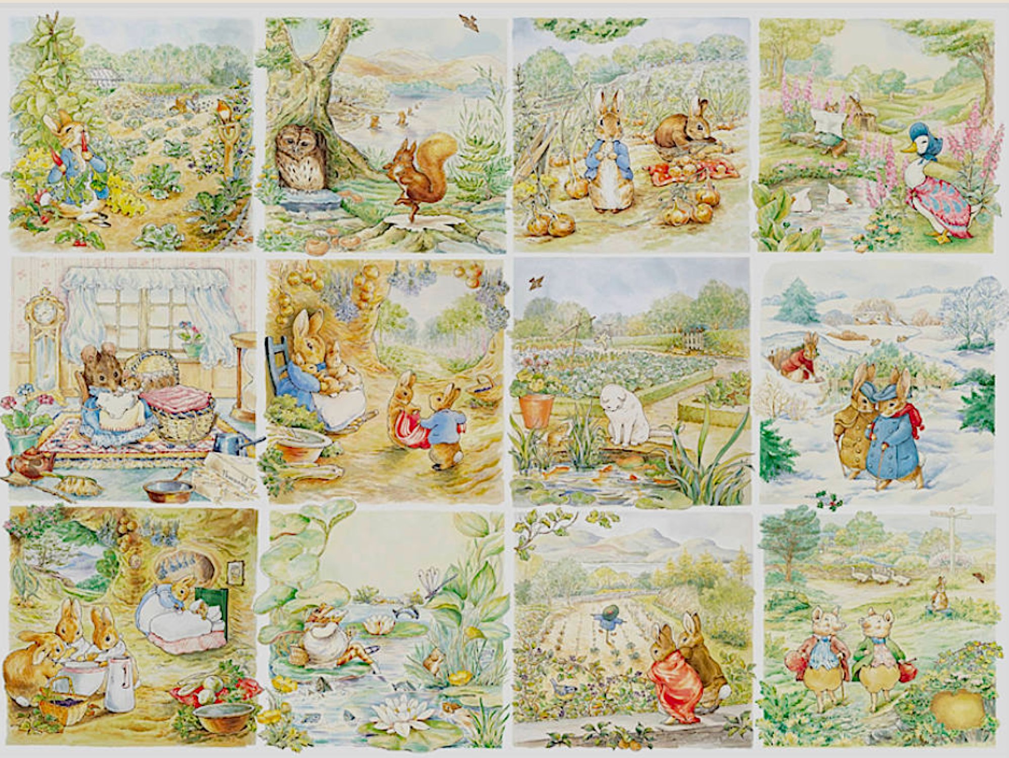 Solve Peter Rabbit & other Tales (Beatrix Potter) jigsaw puzzle online ...