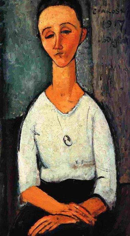 Solve Amedeo Modigliani jigsaw puzzle online with 66 pieces