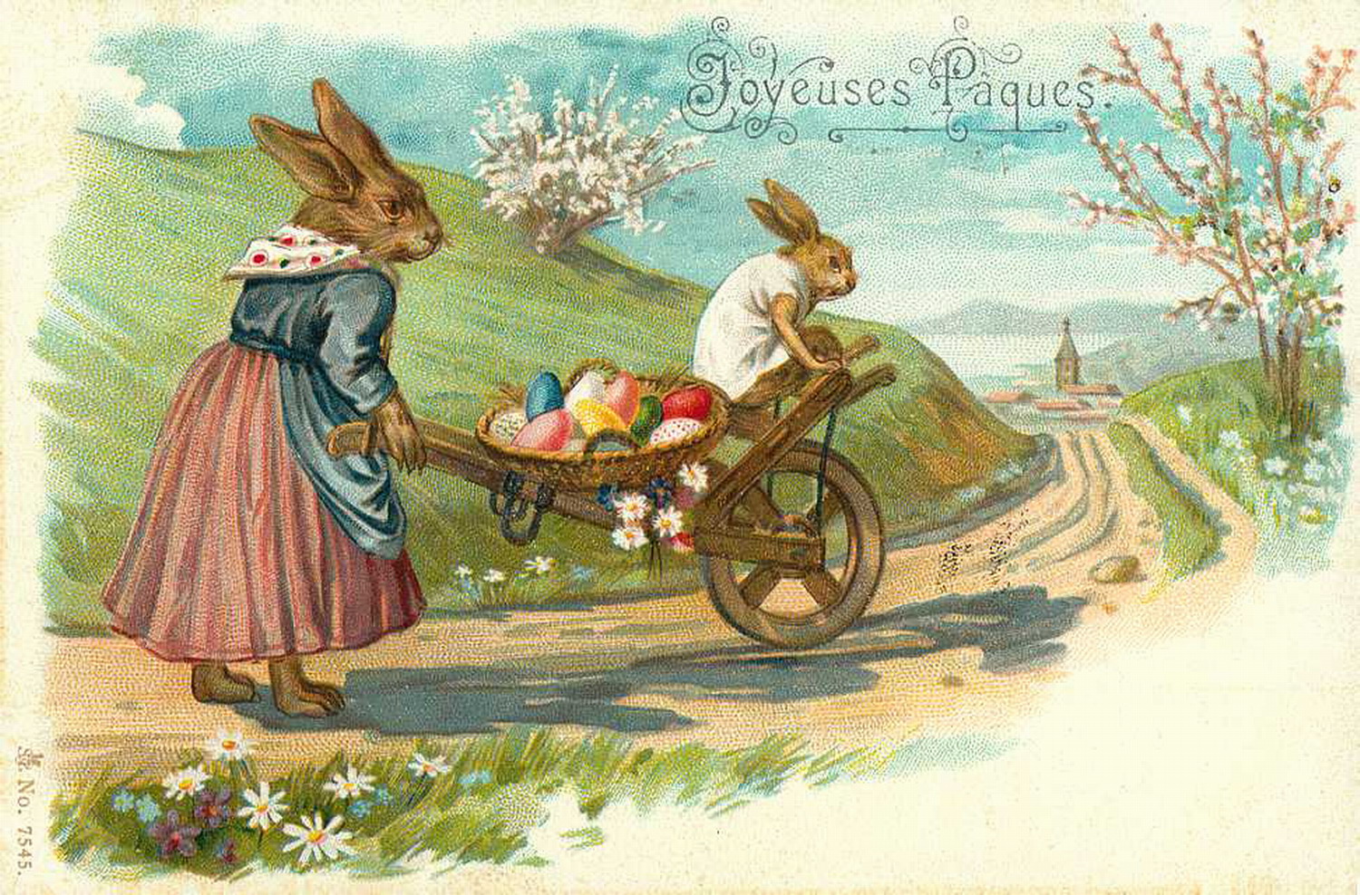 Solve Joyeuses Paques jigsaw puzzle online with 400 pieces