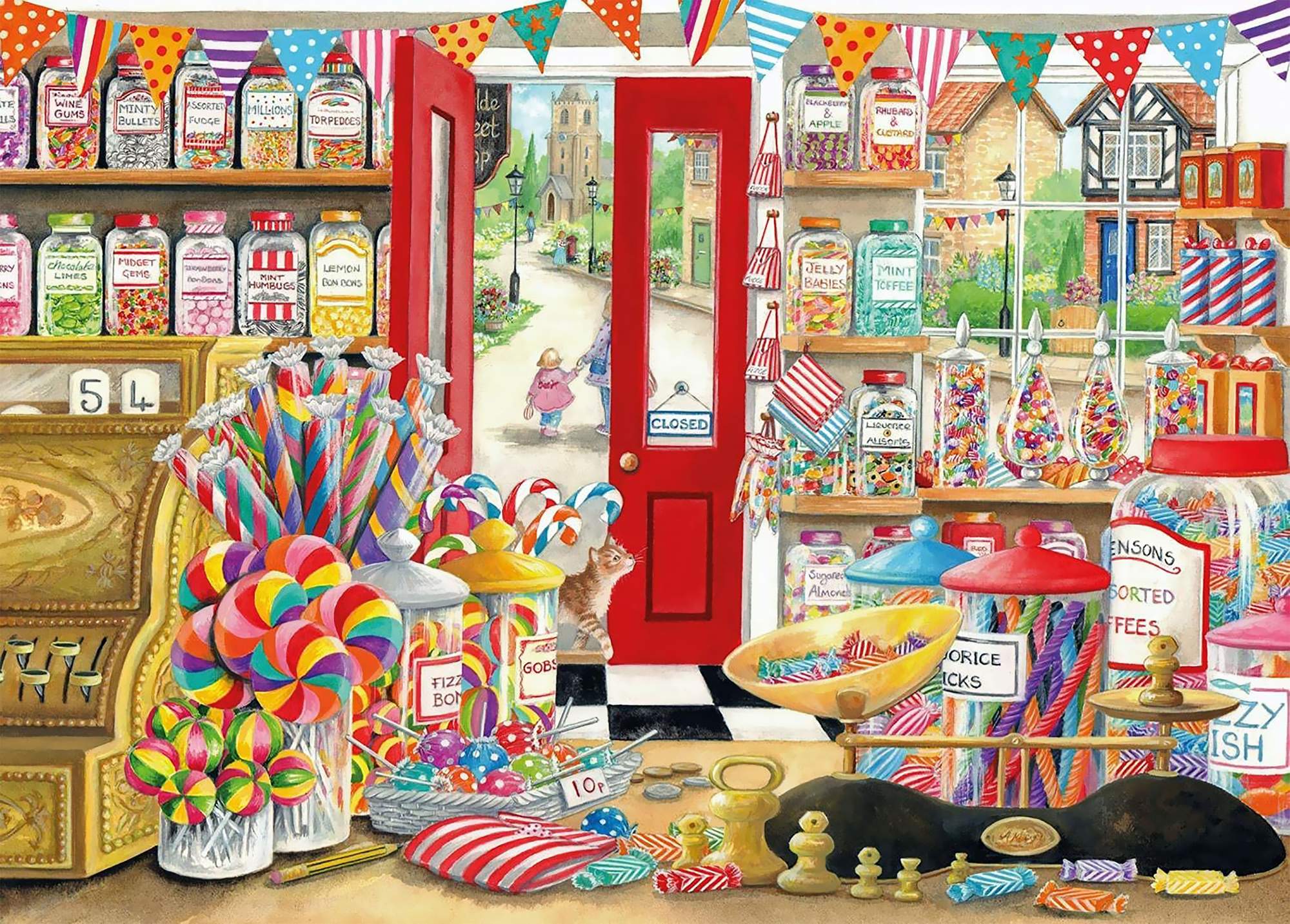 Solve Ye Old Sweet Shop jigsaw puzzle online with 315 pieces