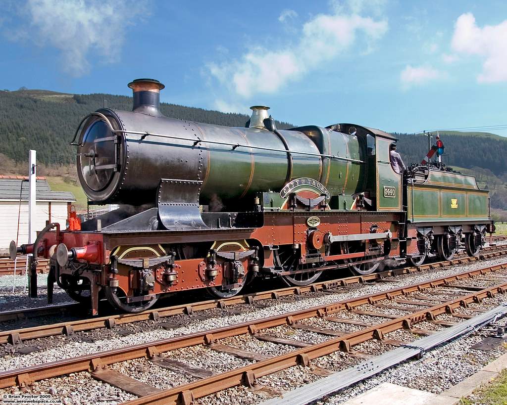 Solve GWR 3700 Class 4-4-0 3440 City of Truro. jigsaw puzzle online ...