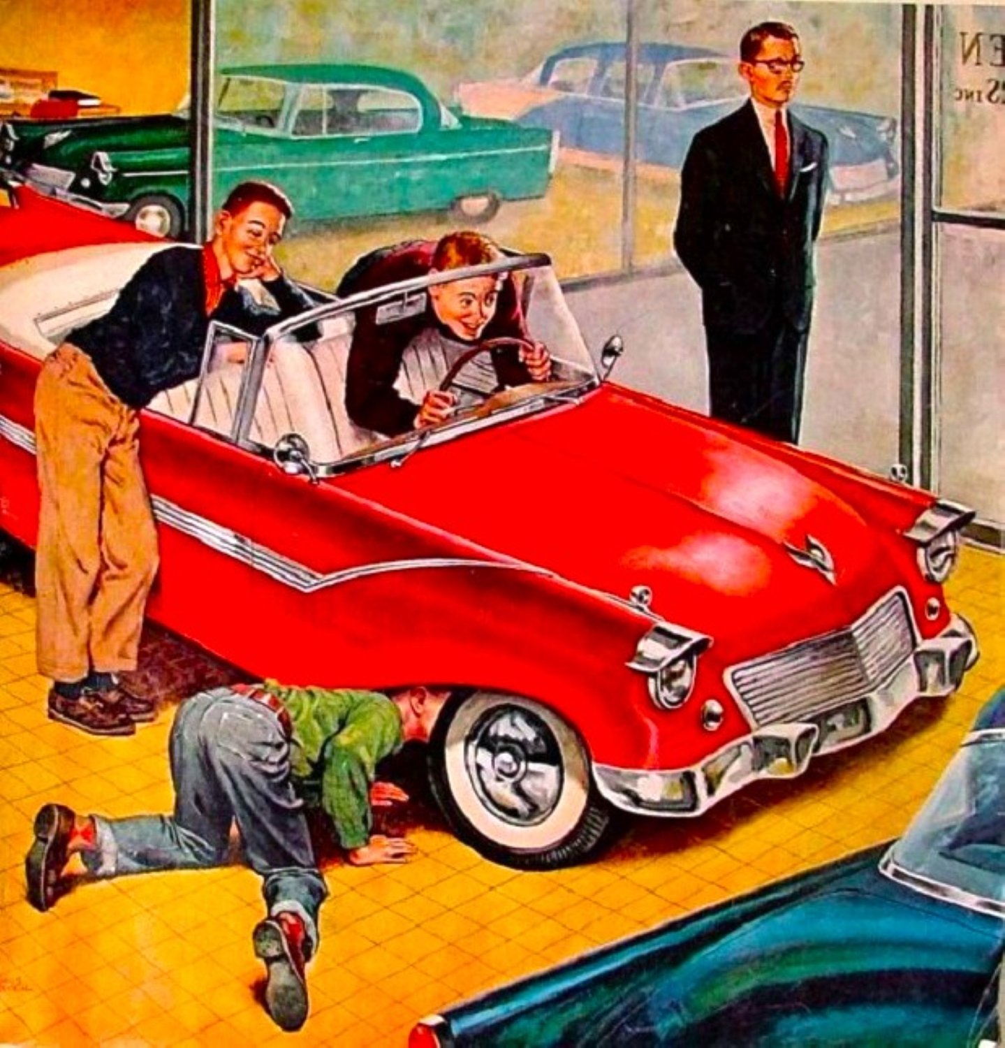 Solve Car Showroom jigsaw puzzle online with 342 pieces