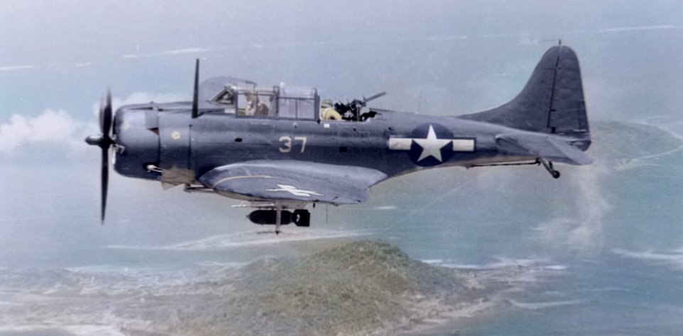 Solve SBD dauntless dive bomber jigsaw puzzle online with 128 pieces