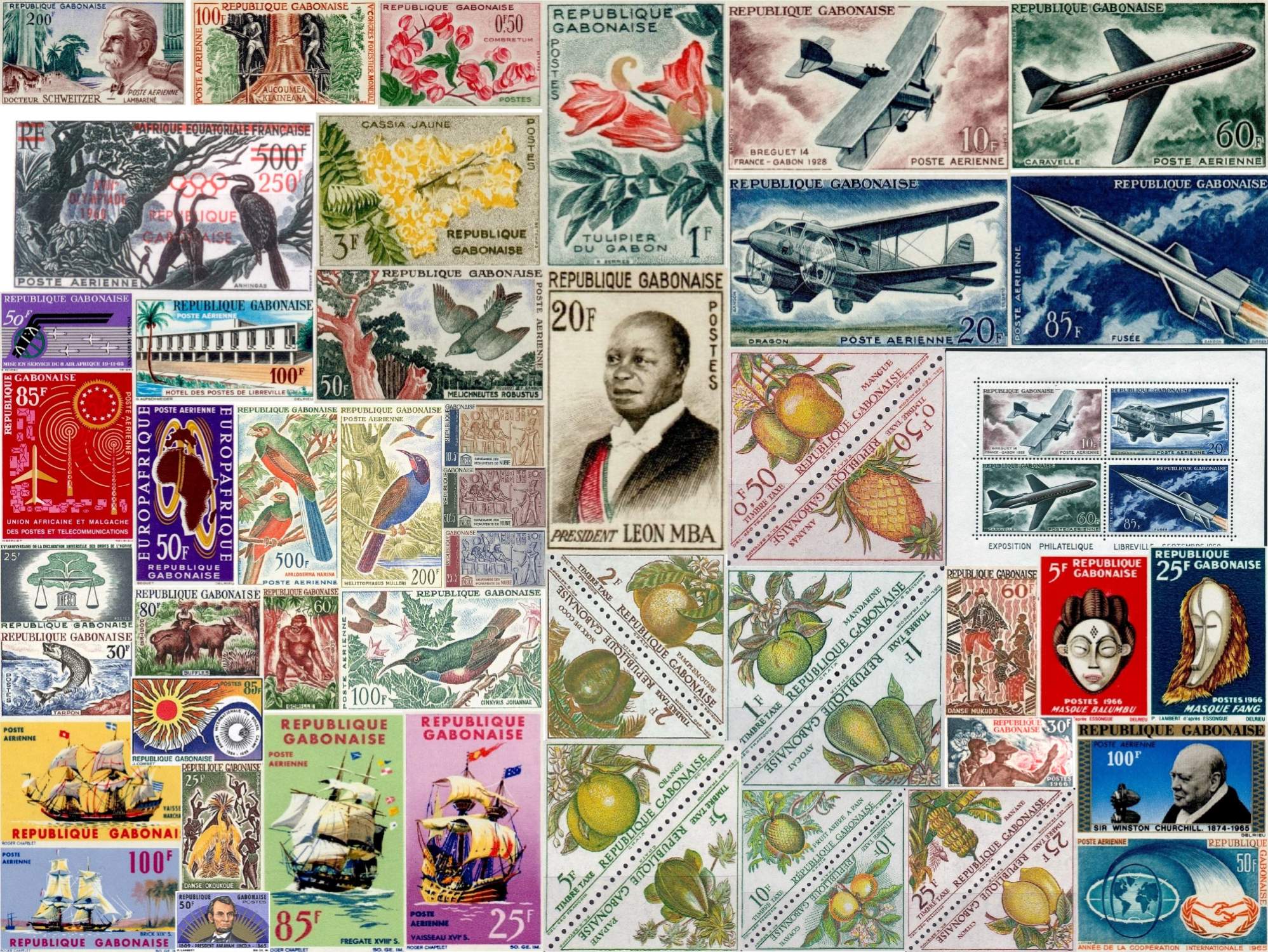 Solve GABON HISTORICAL jigsaw puzzle online with 588 pieces