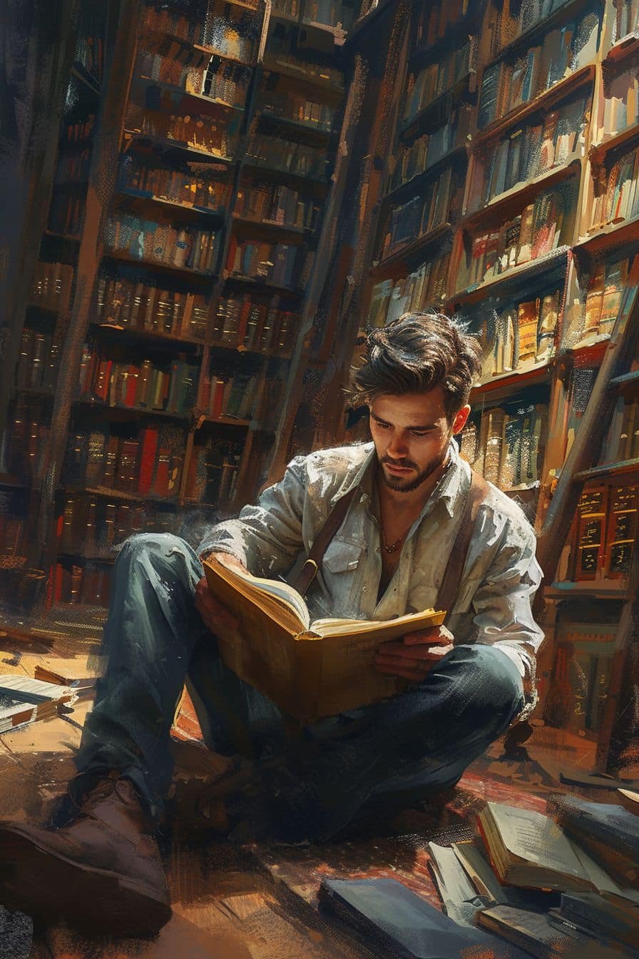 Solve Get lost in a good book today 😊 jigsaw puzzle online with 54 pieces