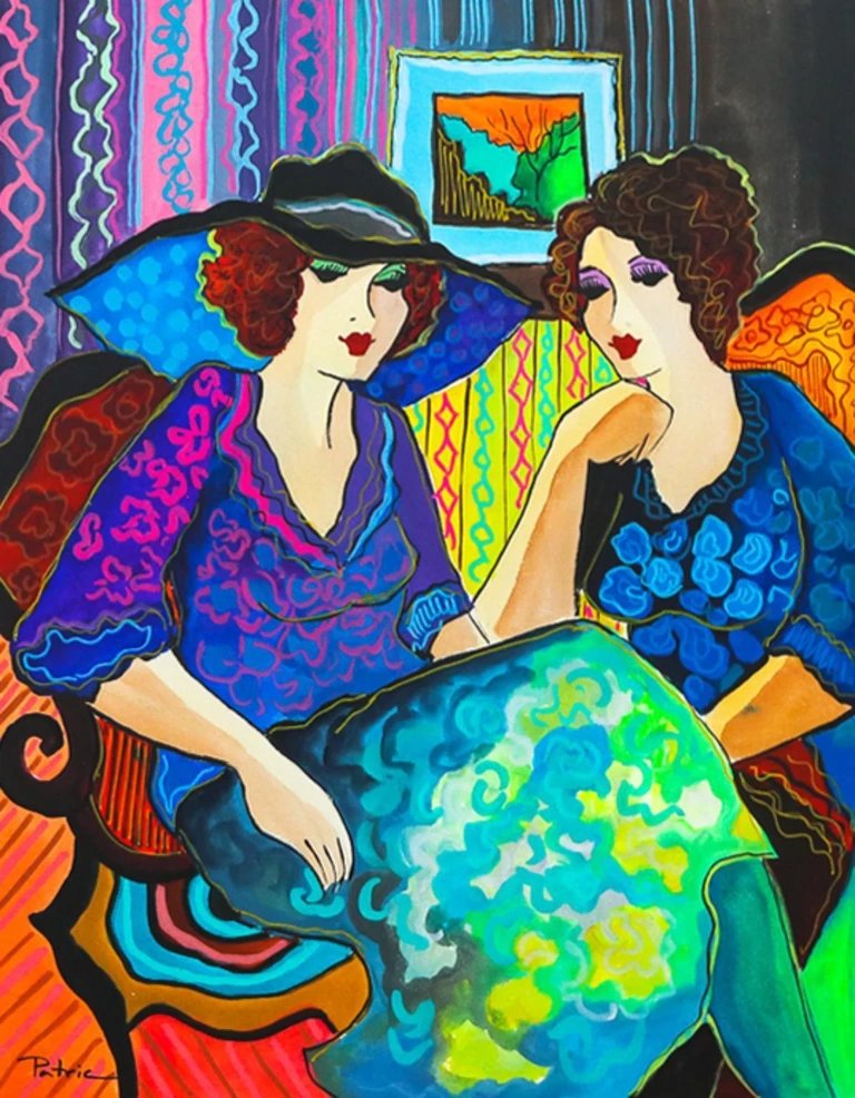 Solve Iris and Ella ~ Patricia Govezensky (Tel Aviv, Israel, 1961...active) jigsaw puzzle online ...