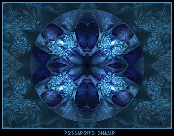 Solve Poseidon's Shield jigsaw puzzle online with 80 pieces