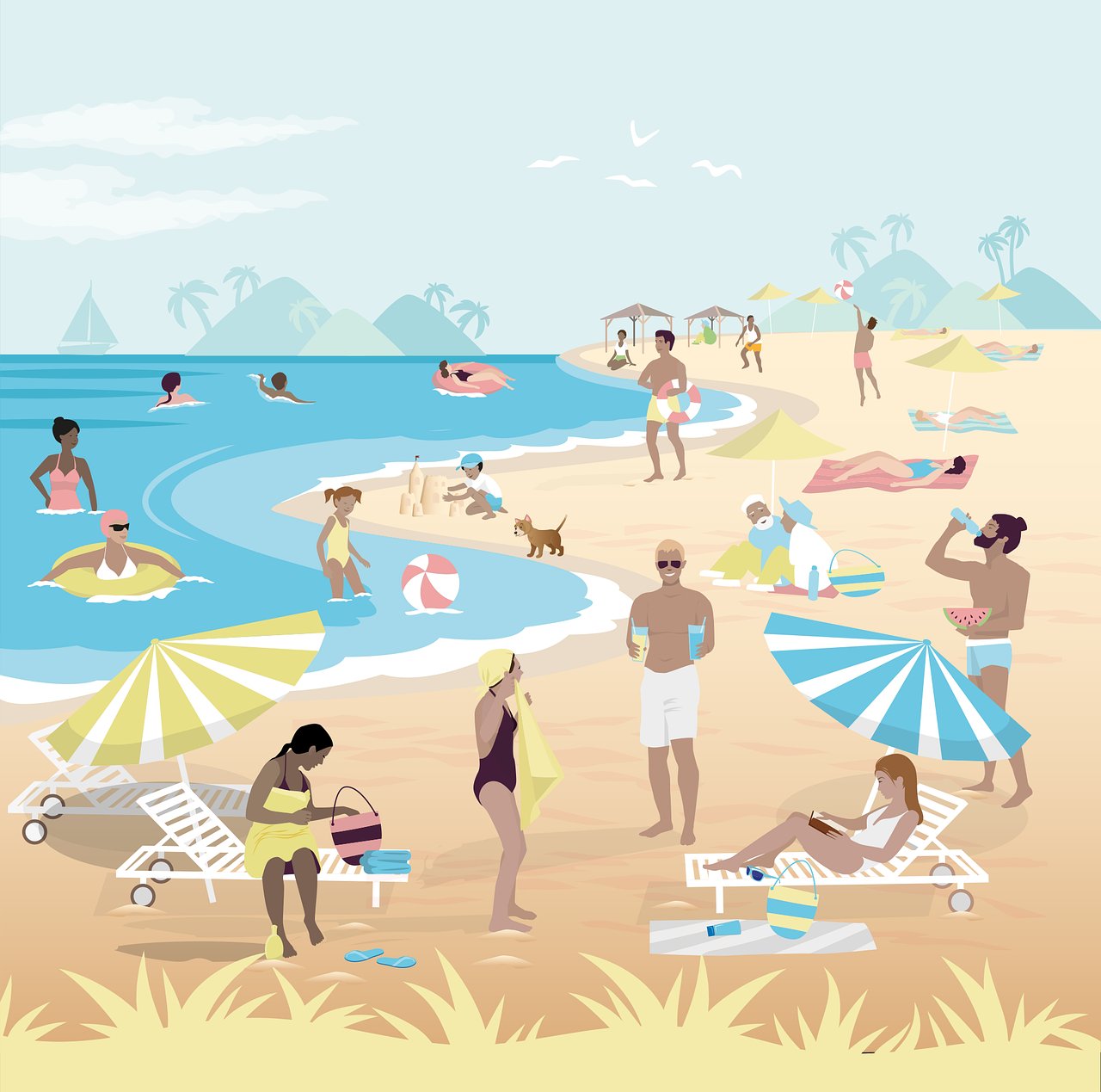 Solve Summertime! jigsaw puzzle online with 64 pieces