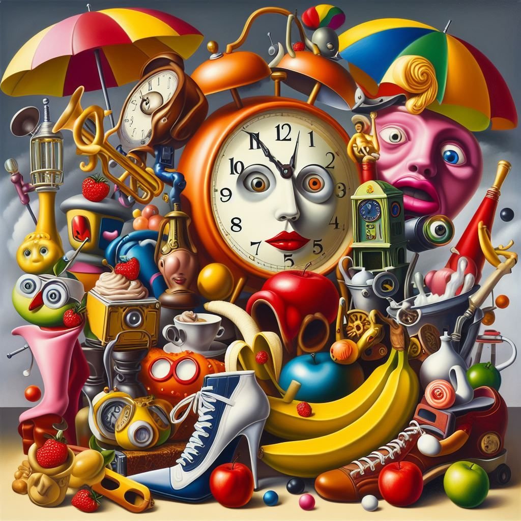 Solve Weird Mixture jigsaw puzzle online with 81 pieces