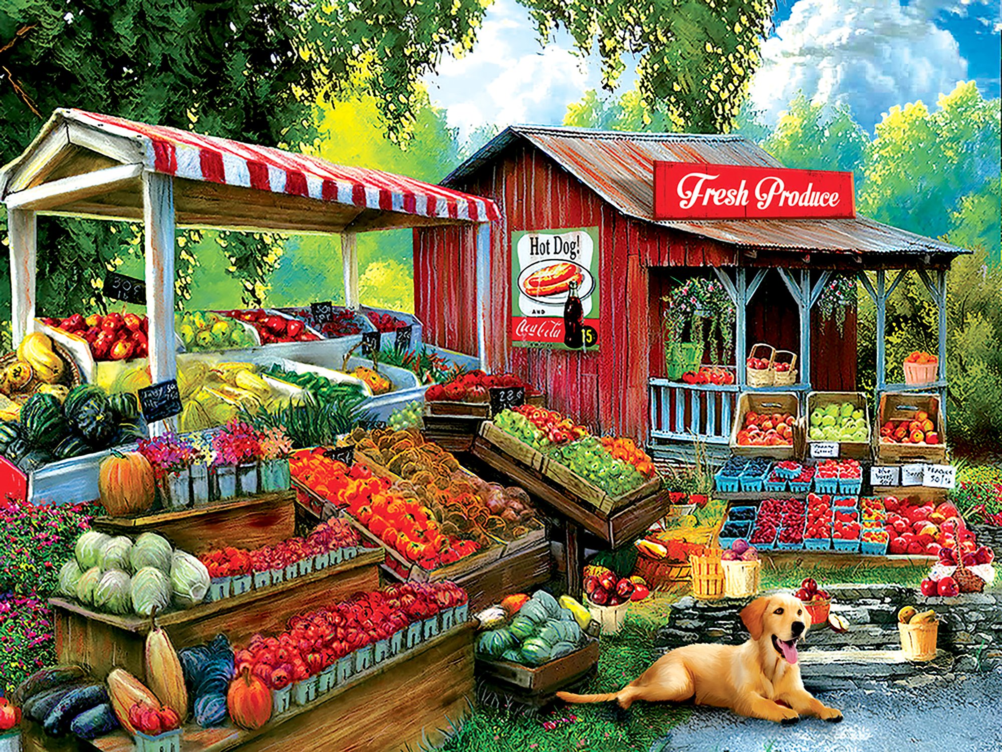Solve Fresh Produce jigsaw puzzle online with 352 pieces