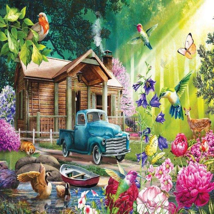 Solve A Ray of Sunshine jigsaw puzzle online with 64 pieces