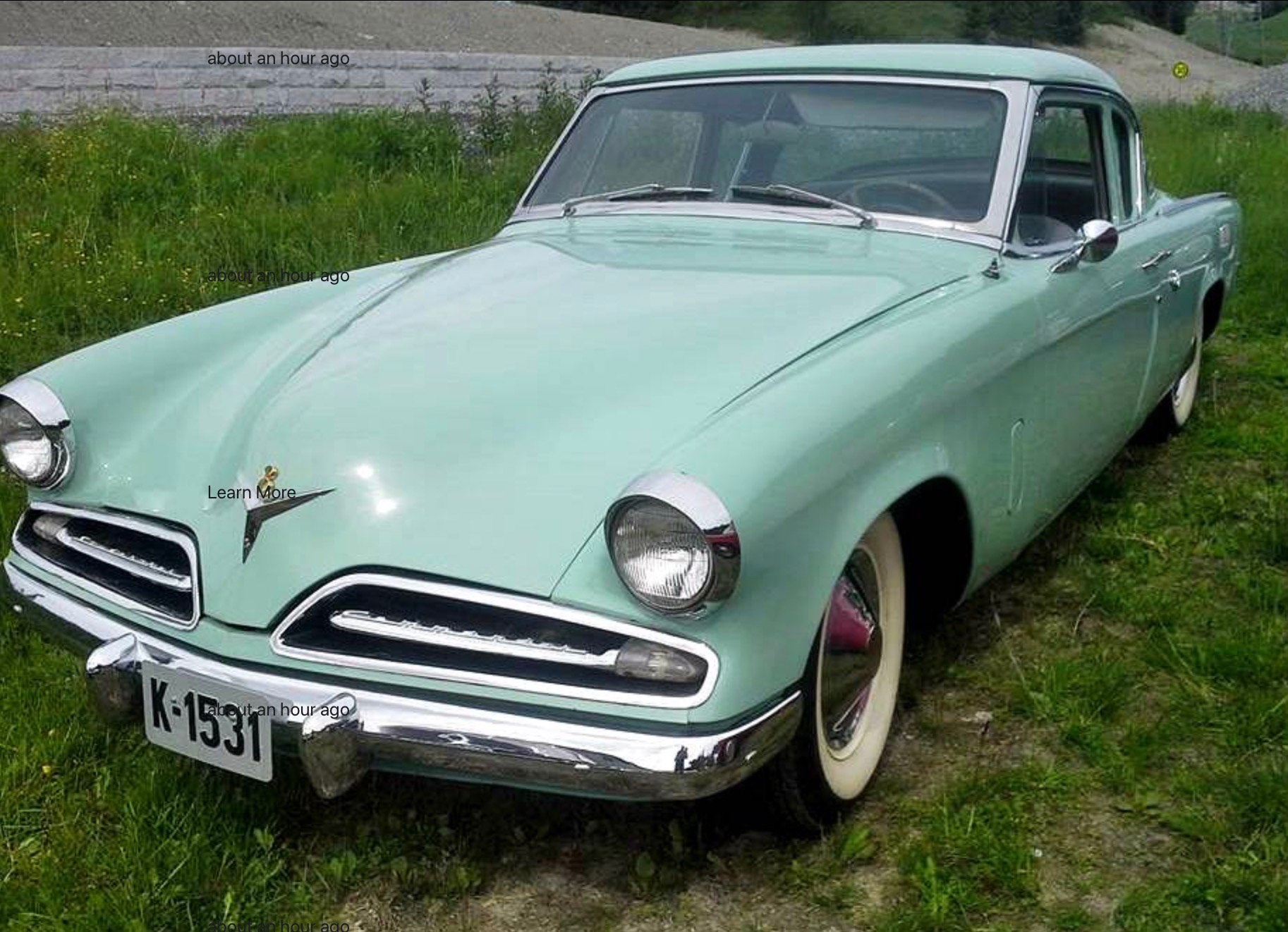 Jigsaw Puzzle | 130 pieces | 1953 Studebaker Commander Regal Starlight ...