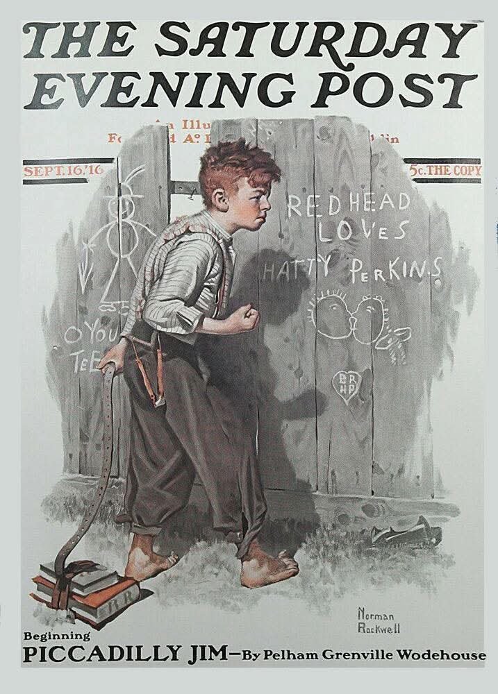 Solve Norman Rockwell jigsaw puzzle online with 20 pieces