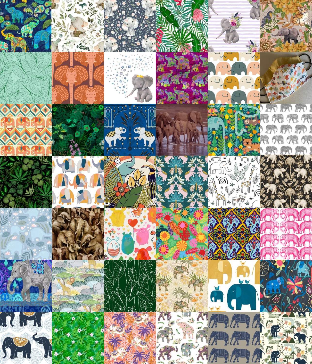 Puzzle | 340 pièces | Elegant Elephants | Jigidi