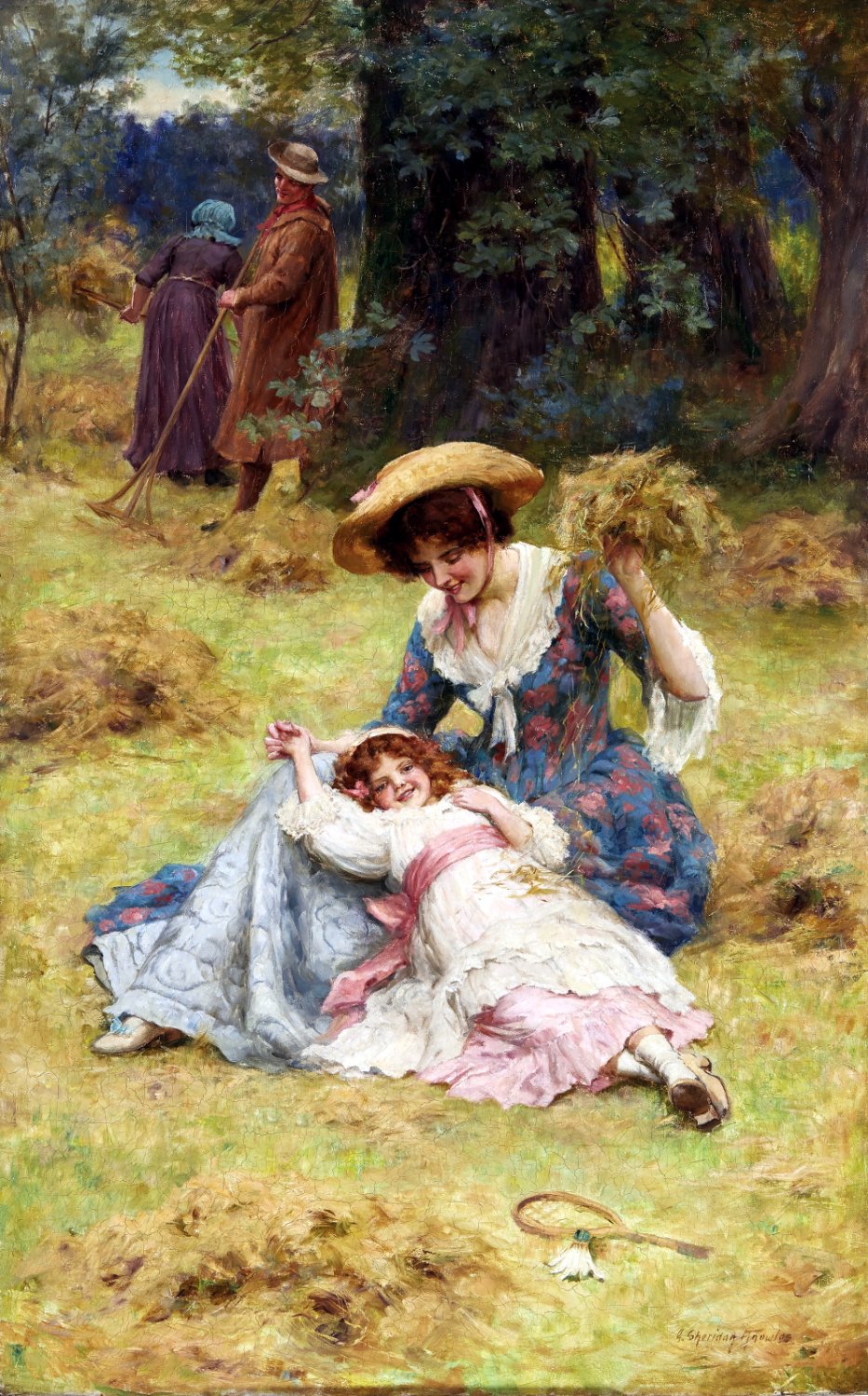 Solve George Sheridan Knowles 1863-1931 - Happy Hours (high res) jigsaw ... Solve George Sheridan Knowles 1863-1931 - Happy Hours (high res) jigsaw ...
