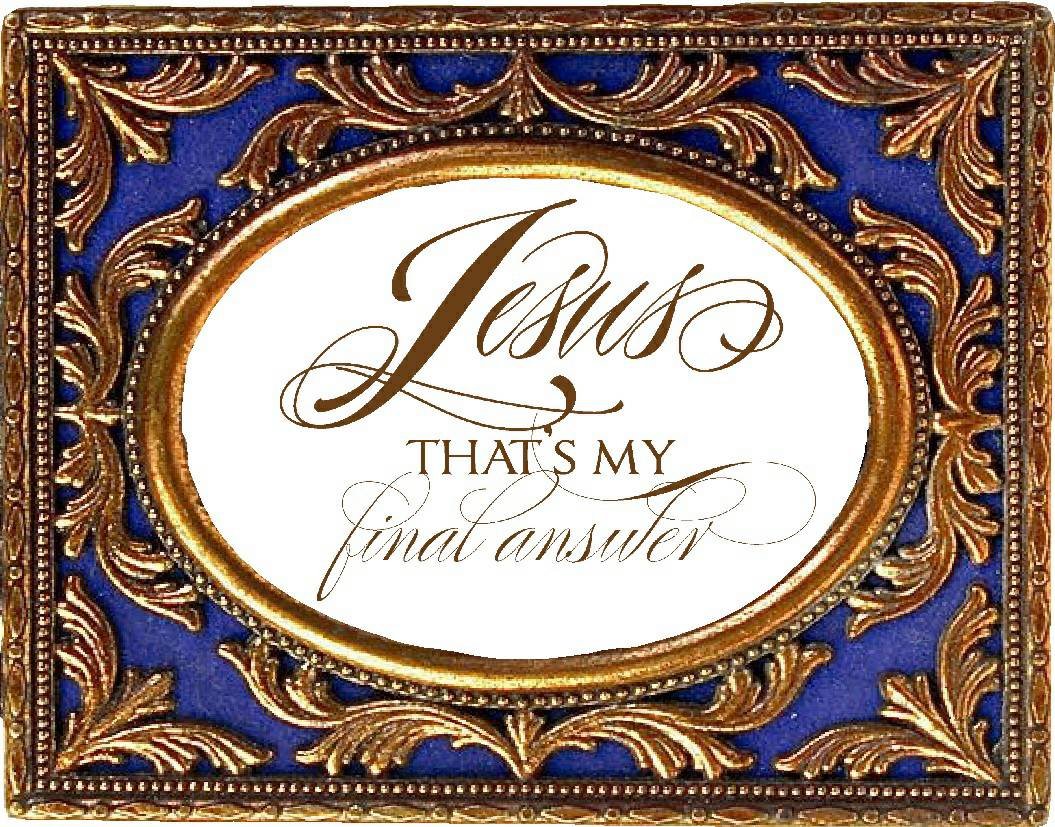 Solve Jesus my final answer jigsaw puzzle online with 154 pieces