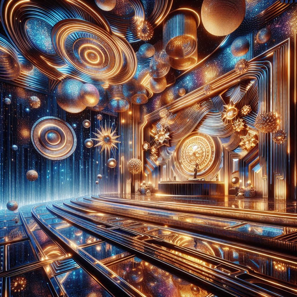 Solve Fantasy Ballroom jigsaw puzzle online with 64 pieces