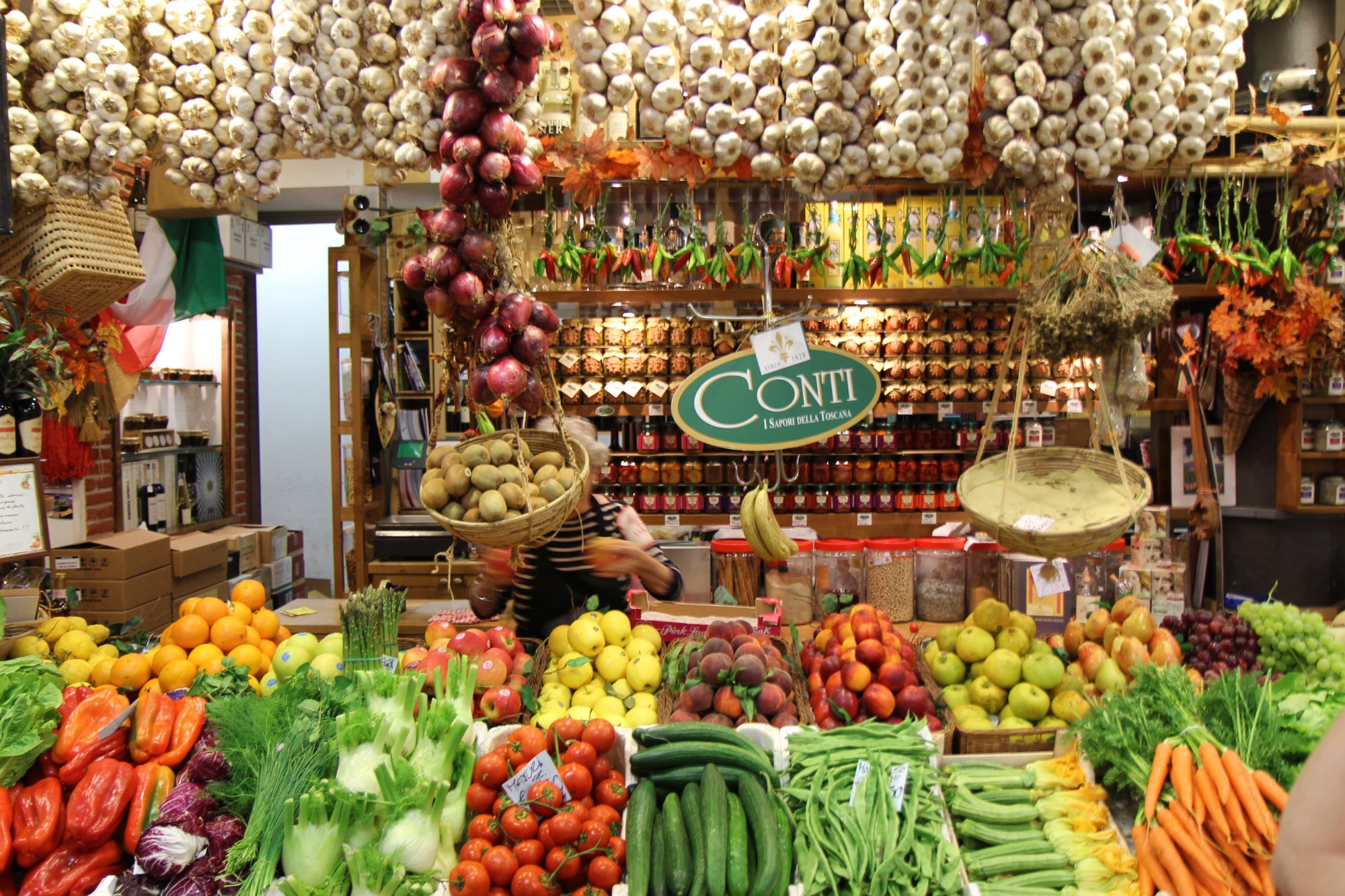 Solve A fruit and vegetable stall in a market, which appears to be the ...
