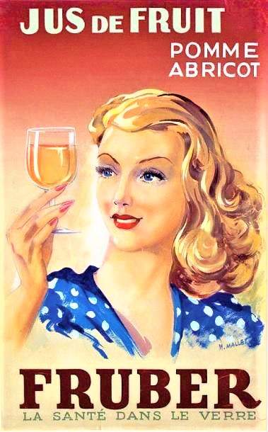 Solve Themes Vintage ads - Fruber Juice jigsaw puzzle online with 60 pieces