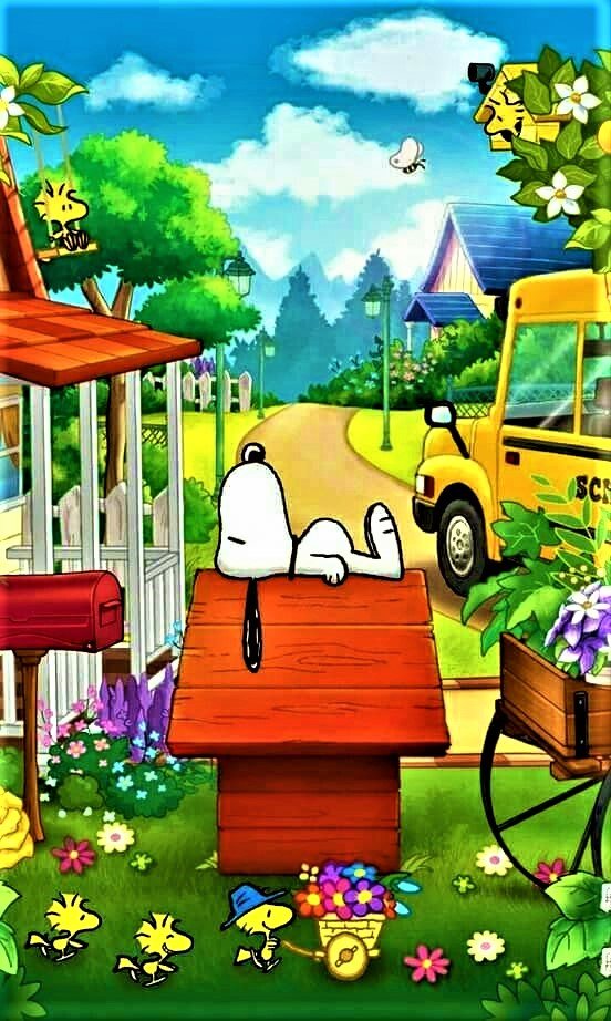 Solve Snoopy jigsaw puzzle online with 60 pieces