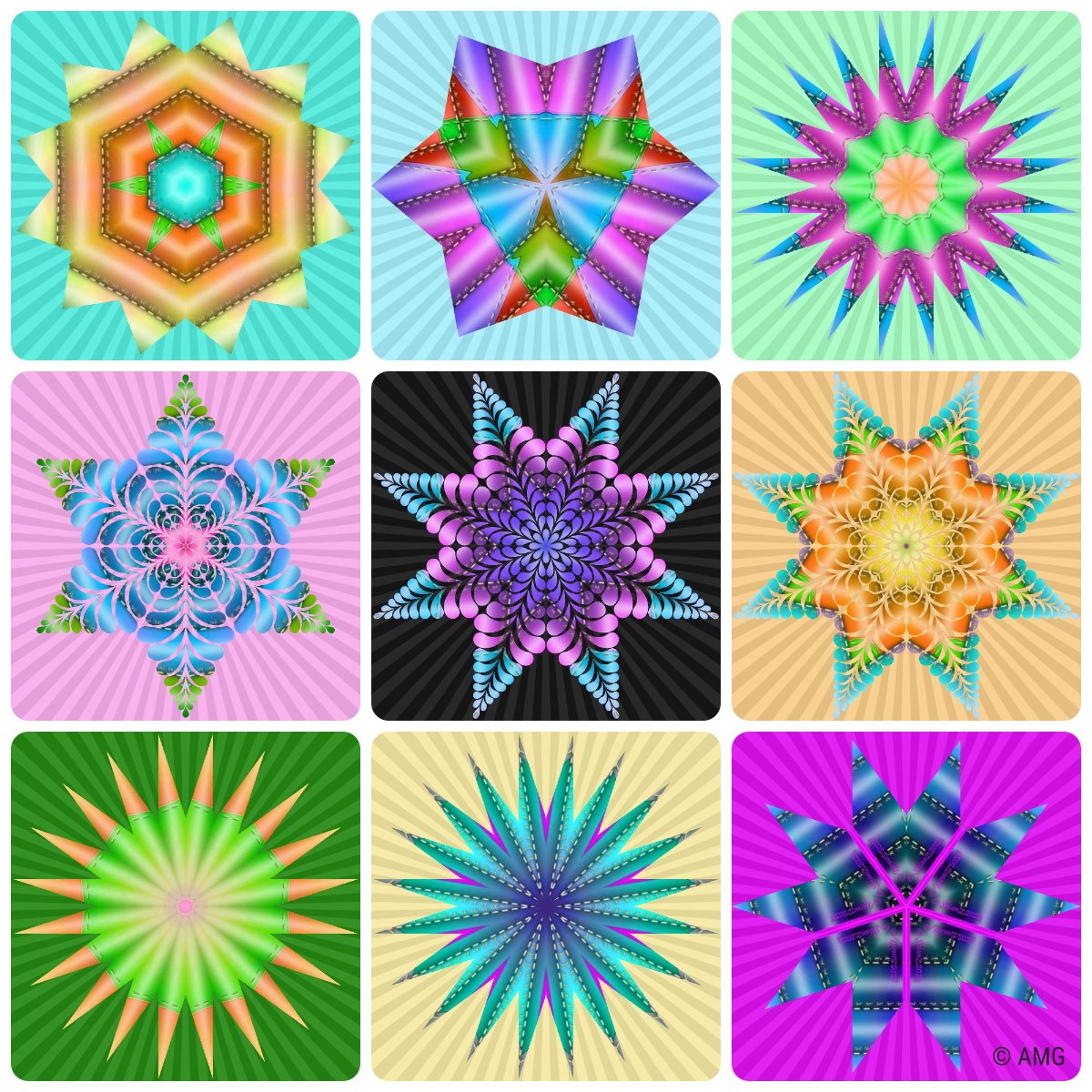 Solve Stars From Shirley's Patchy Stripes jigsaw puzzle online with 36 ...