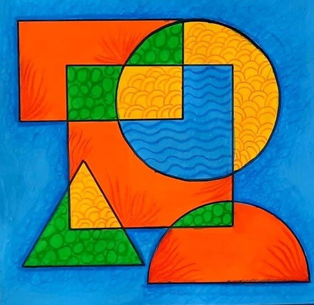 Solve Shapes jigsaw puzzle online with 100 pieces