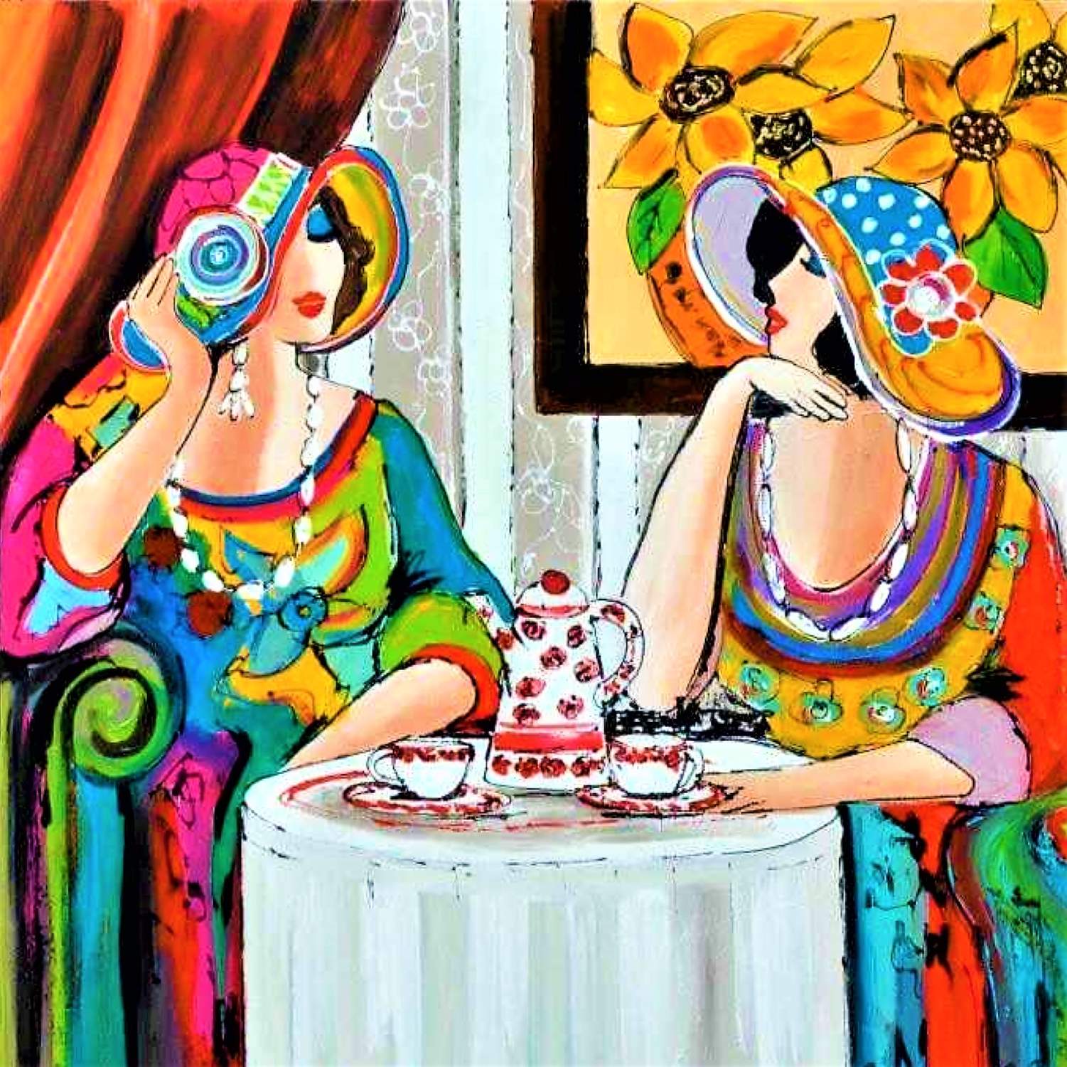 Solve Fancy Friends jigsaw puzzle online with 342 pieces