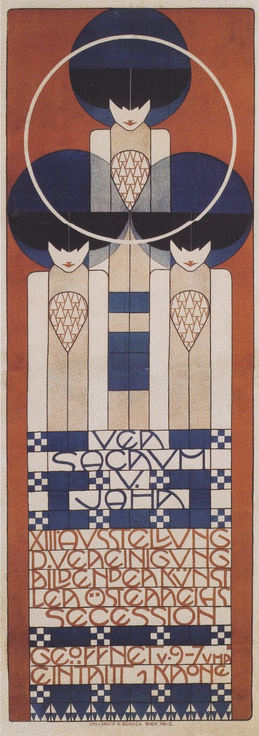 Solve Koloman Moser - Poster for the XIII. Secession - 1902 jigsaw ...