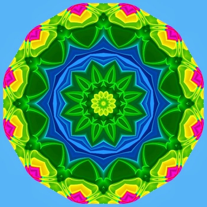 Solve Kaleidoscope jigsaw puzzle online with 25 pieces