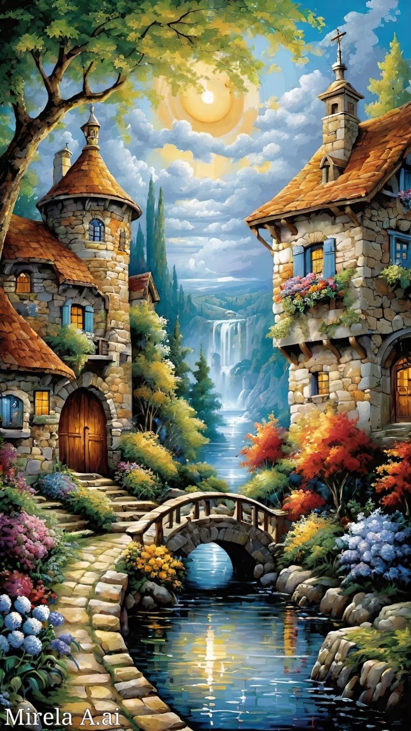 Solve Beautiful Scenes (13) jigsaw puzzle online with 84 pieces