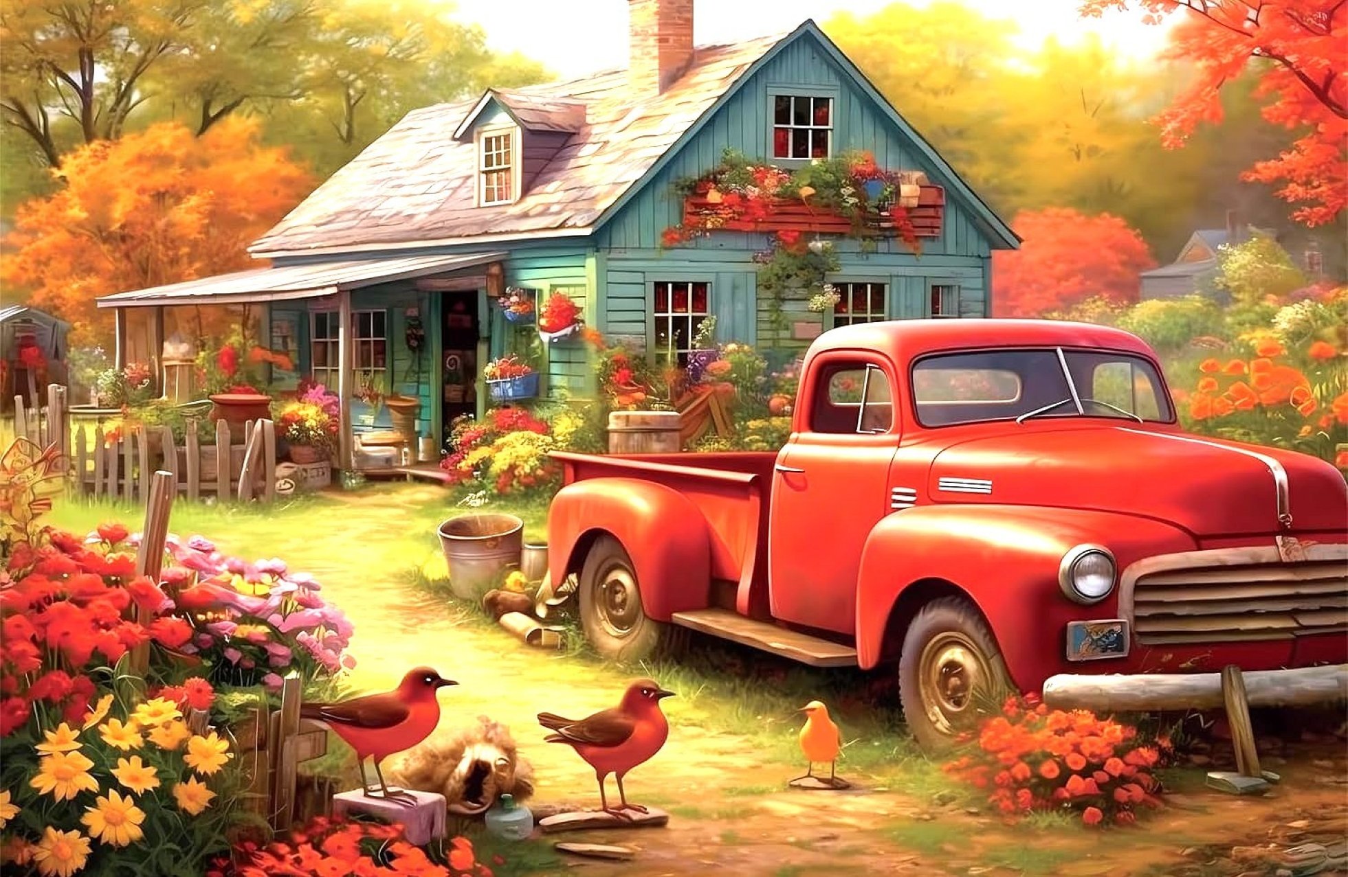 Jigsaw Puzzle | 96 pieces | The Countryside | Jigidi
