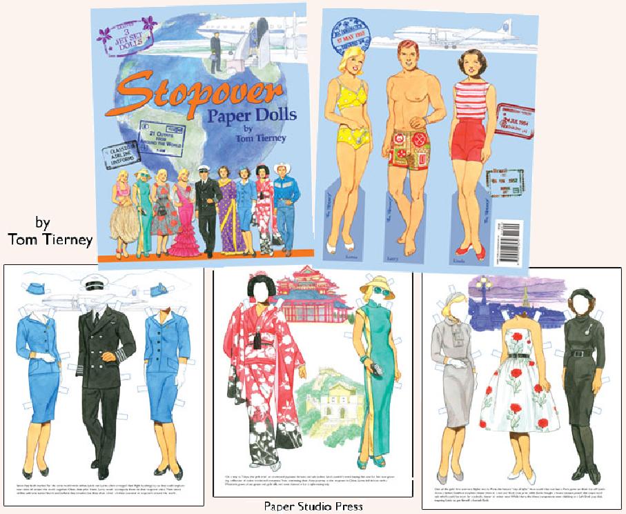 Solve Paper Dolls ~ Pilots & Flight Attendants jigsaw puzzle online ...