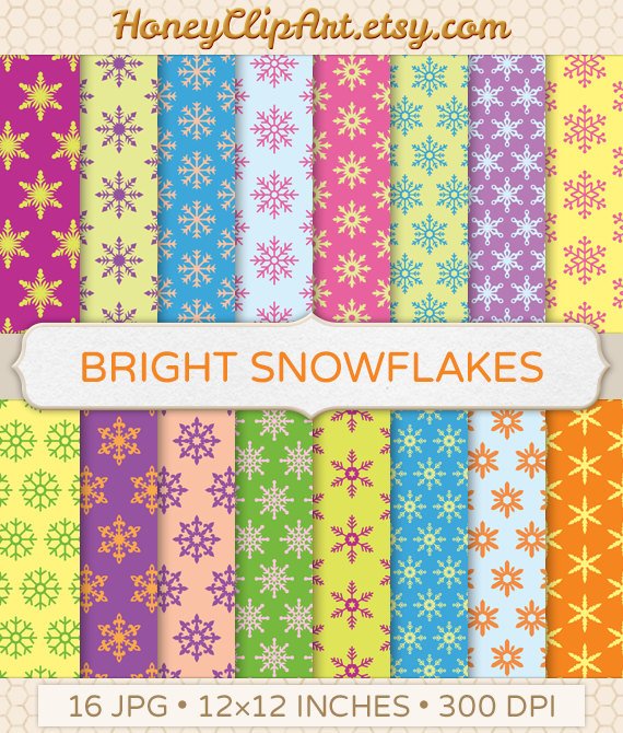 Solve Bright Snowflakes jigsaw puzzle online with 90 pieces