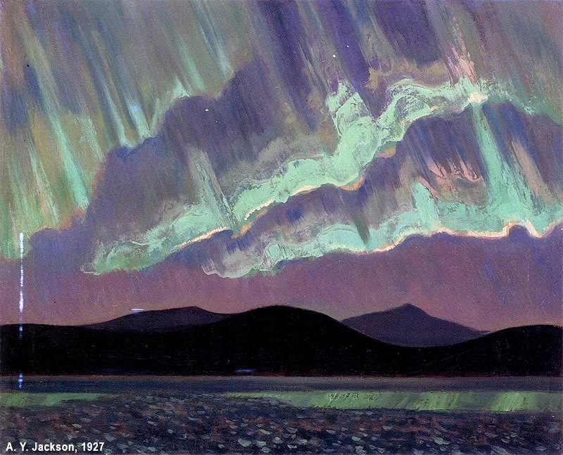 Solve Aurora, A.Y. Jackson, Group of Seven Artist, 1927, Canada jigsaw ...