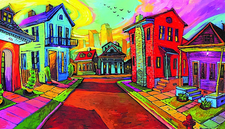 Solve Street. jigsaw puzzle online with 84 pieces
