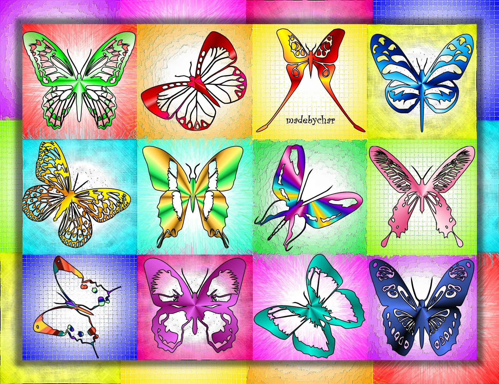 Solve Butterflies fluttering by... jigsaw puzzle online with 450 pieces