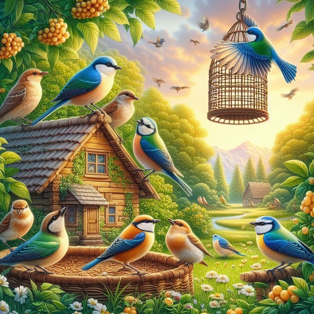 Solve PUZZLE - Lots Of Birds jigsaw puzzle online with 81 pieces