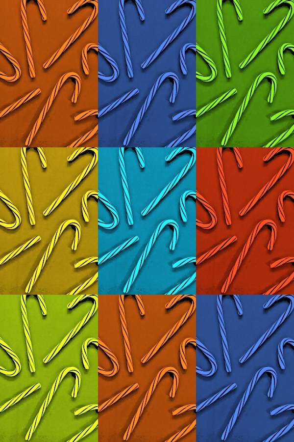 Solve candy canes jigsaw puzzle online with 24 pieces