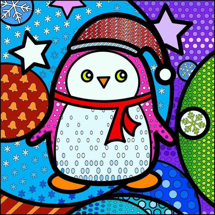 Solve Penny Penguin jigsaw puzzle online with 64 pieces