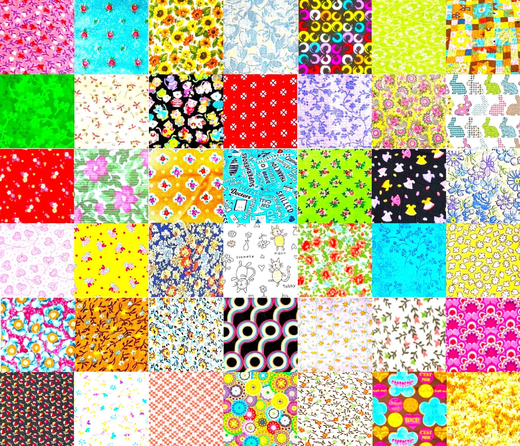 Solve PATCHWORK CALICO 21 jigsaw puzzle online with 378 pieces