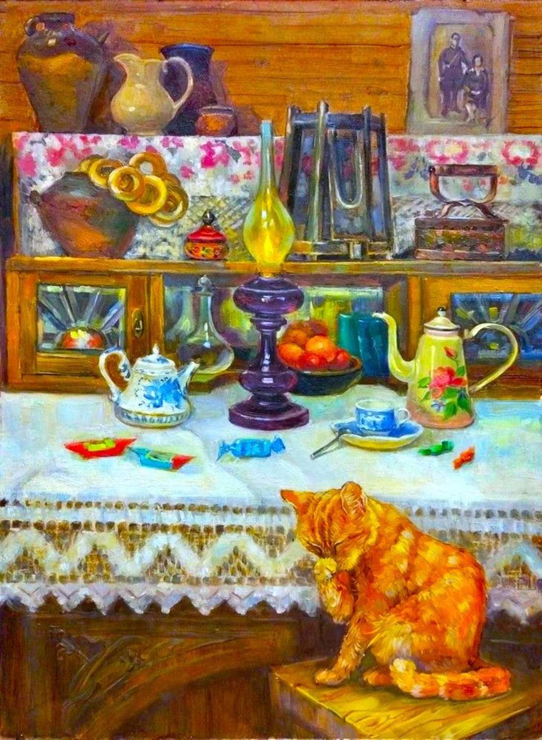 Solve Vasenka the Cat jigsaw puzzle online with 352 pieces