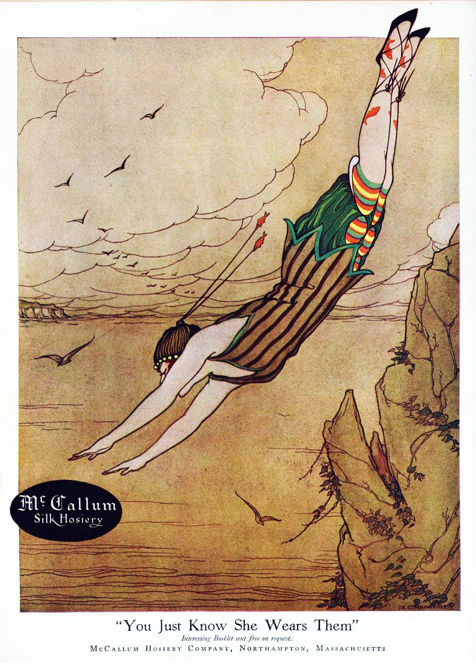 Solve Vanity Fair, McCallum Silk Hosiery, magazine ad, ca. 1915 jigsaw ...