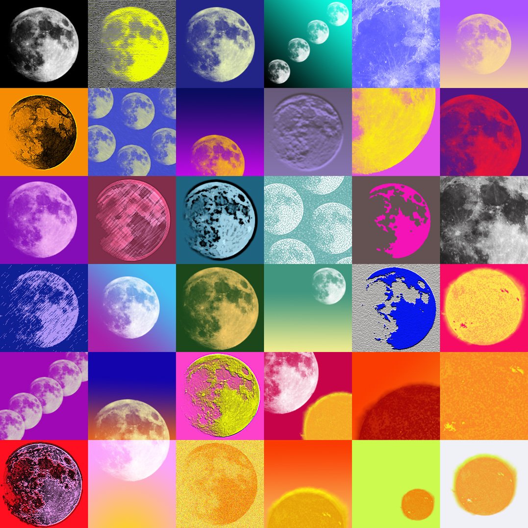 Solve Moon/Sun jigsaw puzzle online with 81 pieces