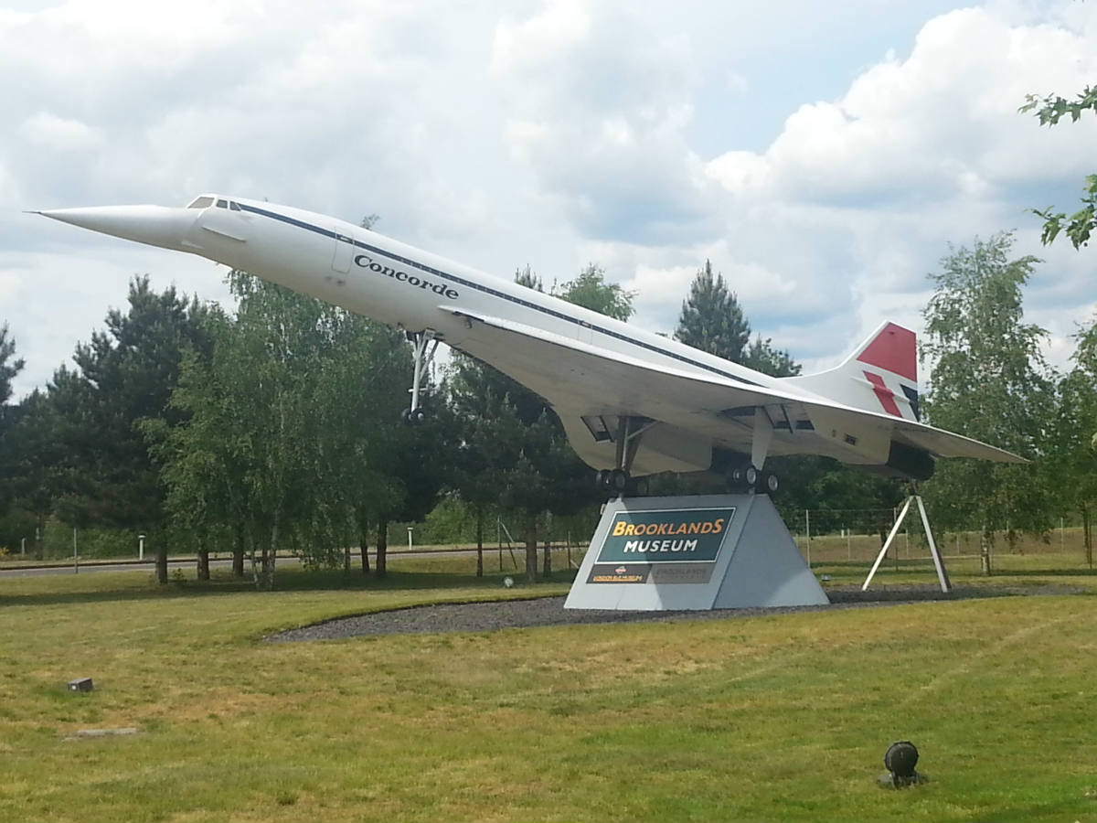 Solve Concorde Model at Brooklands jigsaw puzzle online with 108 pieces