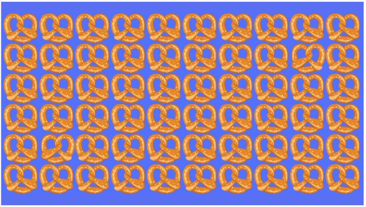 Solve Most People Miss the 2 Different Pretzels in This Picture in ...