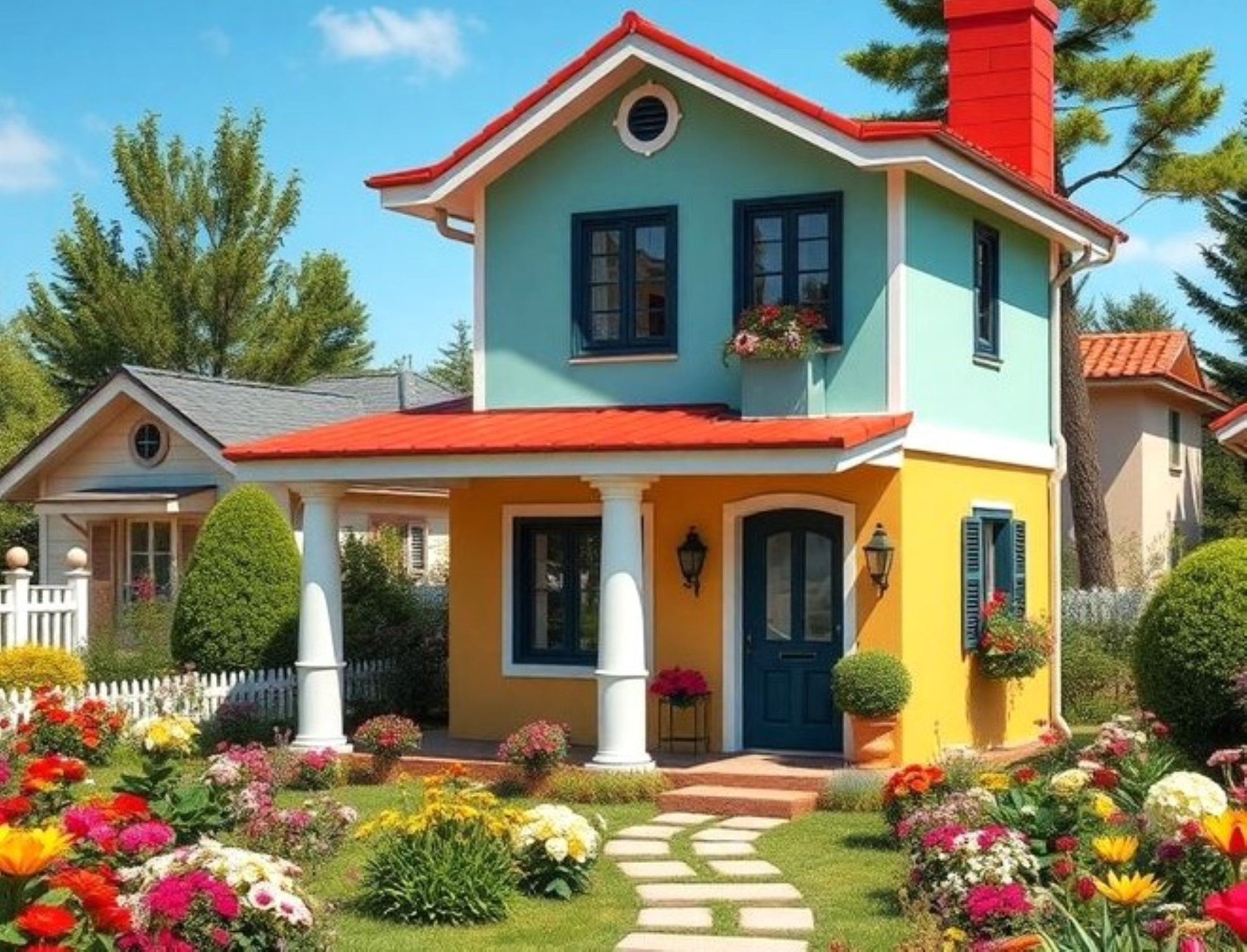 Solve Casa con Encanto jigsaw puzzle online with 204 pieces